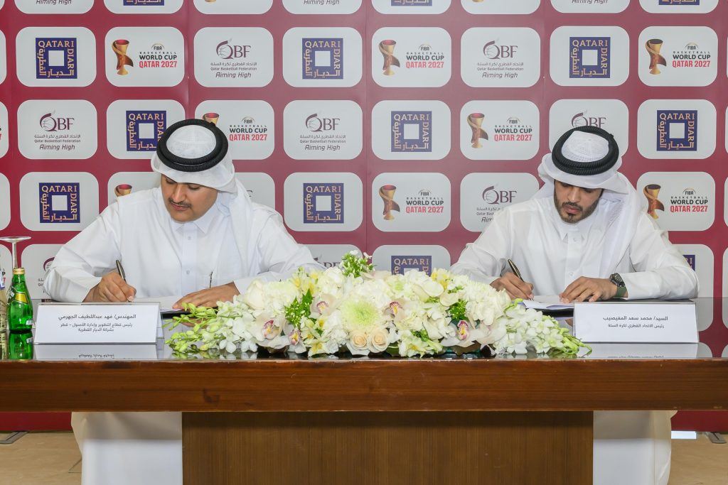 FIBA Basketball World Cup Qatar 2027 LOC, QBF and Qatari Diar sign ...