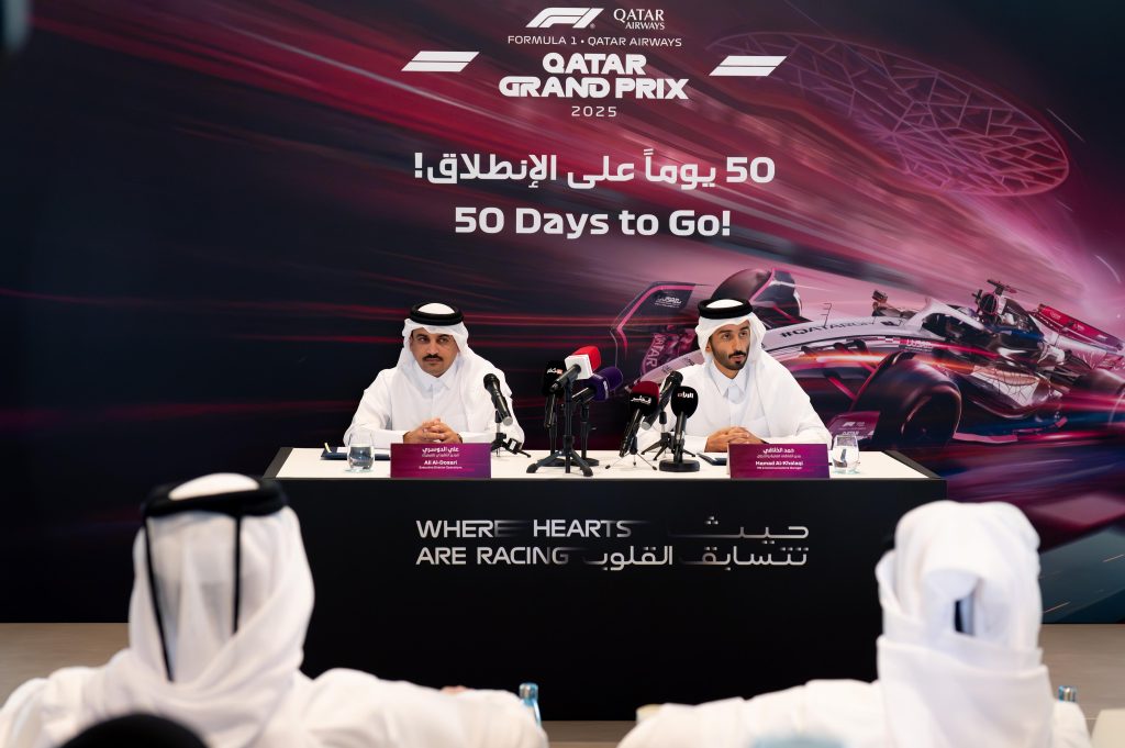 50-day countdown for Formula 1 Qatar Airways Qatar Grand Prix 2025 ...